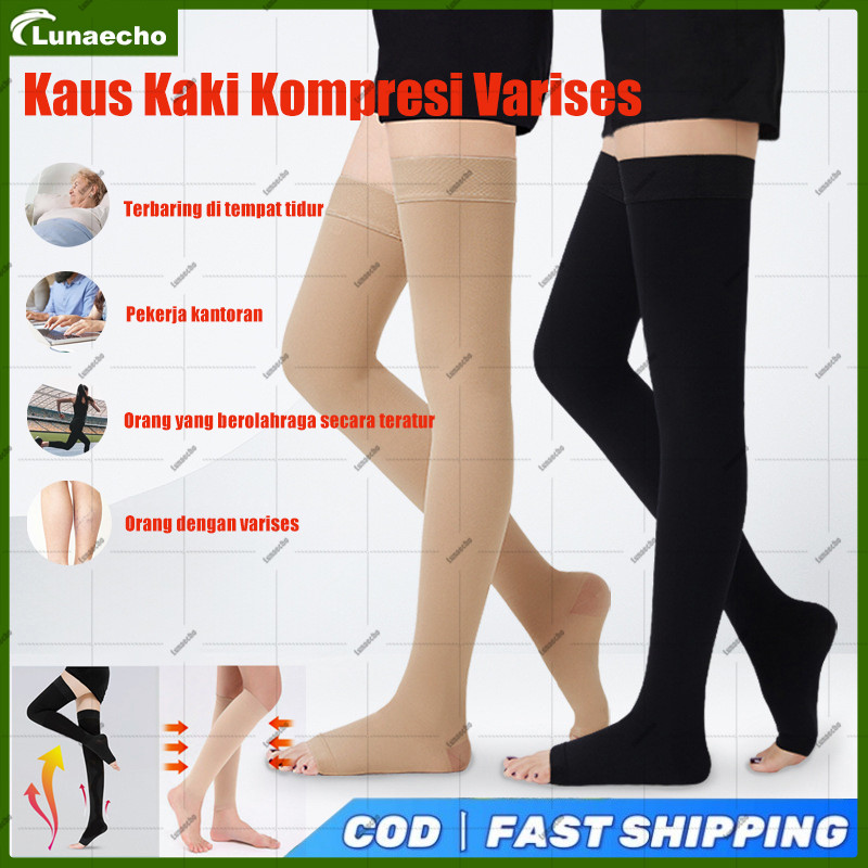 Jual Kompresi Medis Kaus Kaki Paha Stoking Stocking Varises Stoking ...