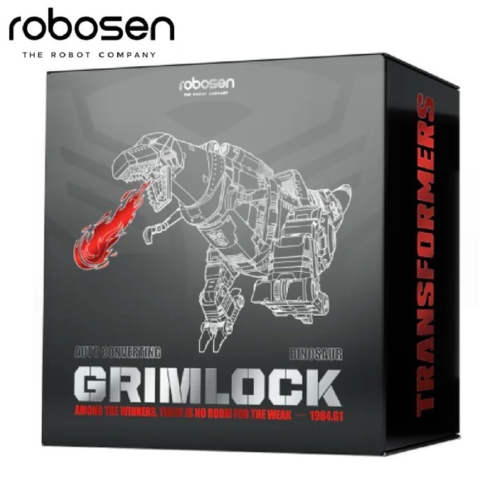 Jual ROBOSEN TRANSFORMERS Grimlock Auto-Converting Robot Flagship Collector | Shopee Indonesia