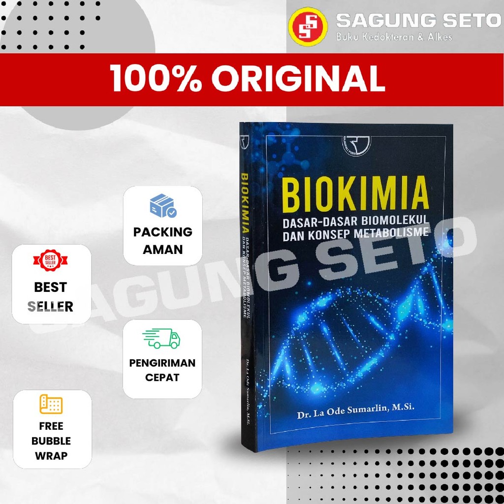 Jual BIOKIMIA DASAR-DASAR BIOMOLEKUL DAN KONSEP METABOLISME - DR. LA ODE | Shopee Indonesia