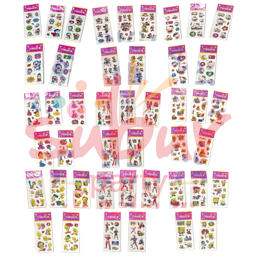 Jual Sticker Mini Karakter (1Lembar) | Shopee Indonesia