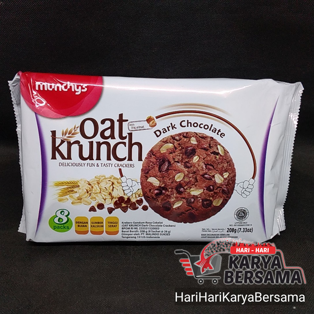 Jual MAKANAN RINGAN MUNCHYS MUNCHY'S OAT KRUNCH BISKUIT DARK CHOCOLATE ...