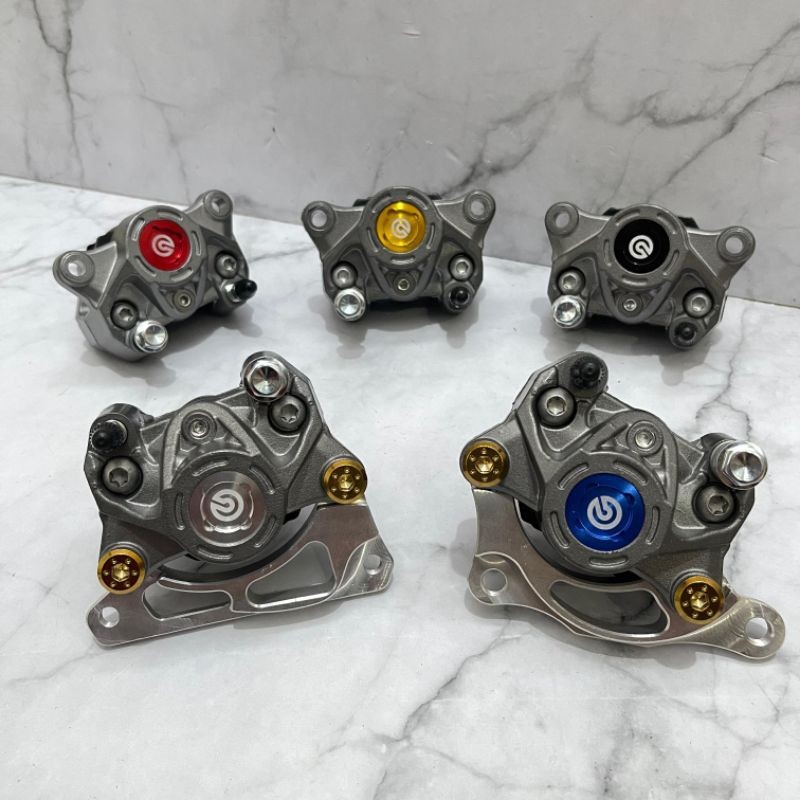 Jual ( COMBO HEMAT ) KALIPER 2 PISTON BIG LOGO KOIN PLUS BREKET HNDA ...