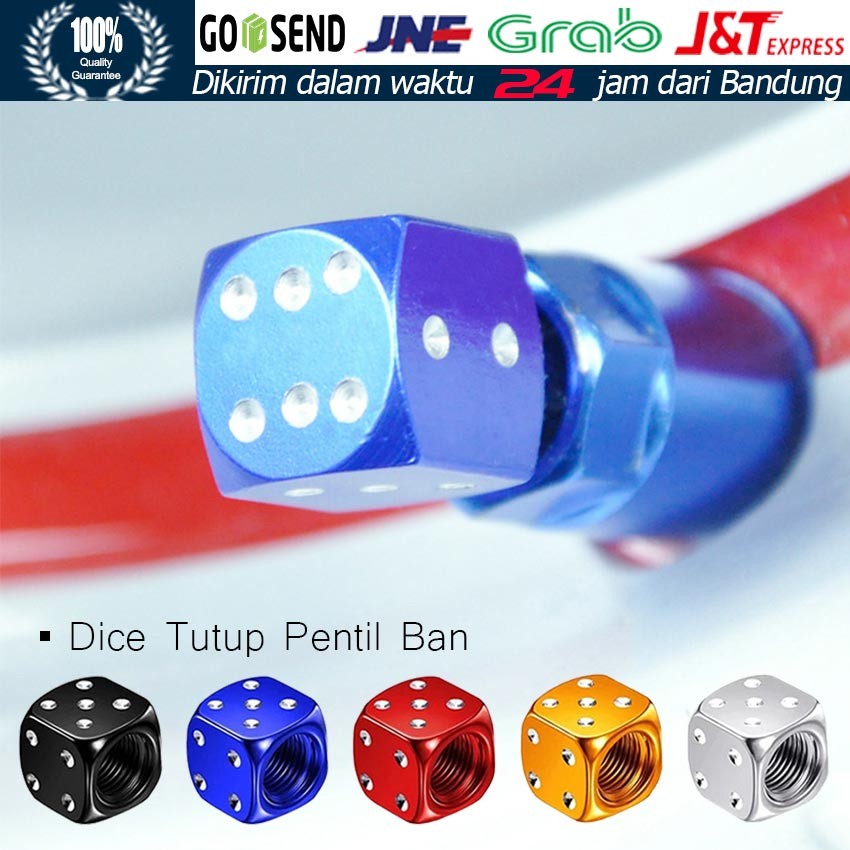 Jual Tutup Pentil Ban Model Dadu Universal Mobil & Motor / Tutup Pentil ...