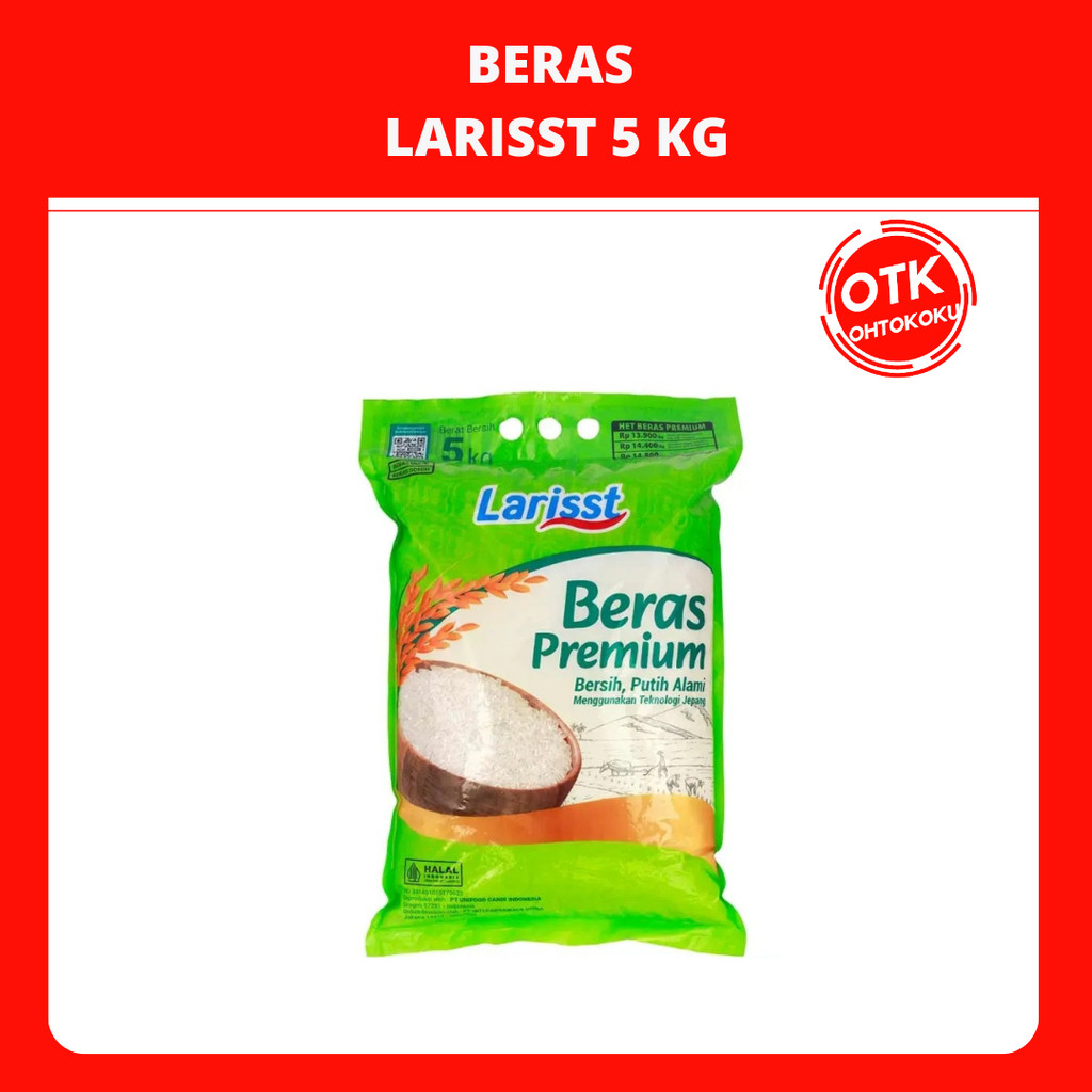 Jual BERAS PREMIUM LARISST 5 KG | Shopee Indonesia