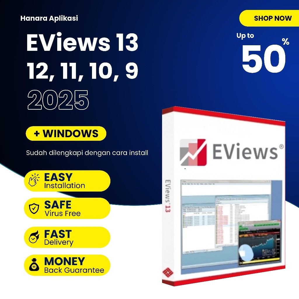 Jual Eviews 13 / Eviews 12 / Eviews 10 / Eviews 9 / Eviews Enterprise Full Version | Shopee ...