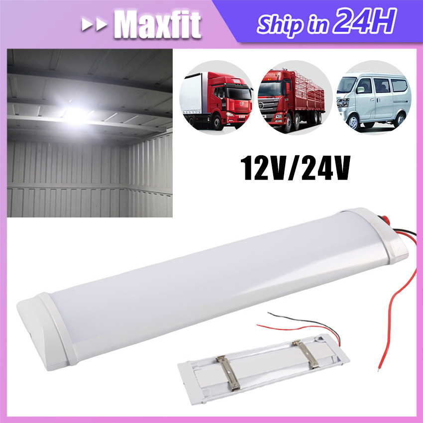 Jual Lampu Plafon/Lampu Kabin Led Bus 12 V & 24 V Warna Putih Universal ...