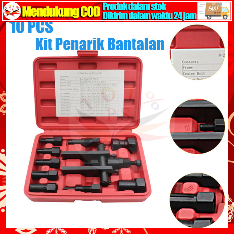 Jual 10 Pcs Bearing Puller Set Treker Pembuka Bearing Bearing ...