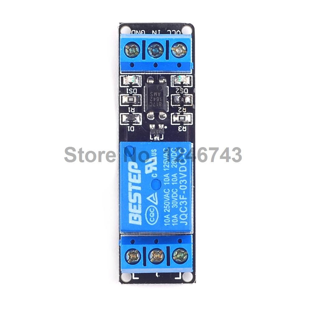 Jual 3.3V 5V 12V 24V 1 Channel Relay Module Low Level Trigger ...