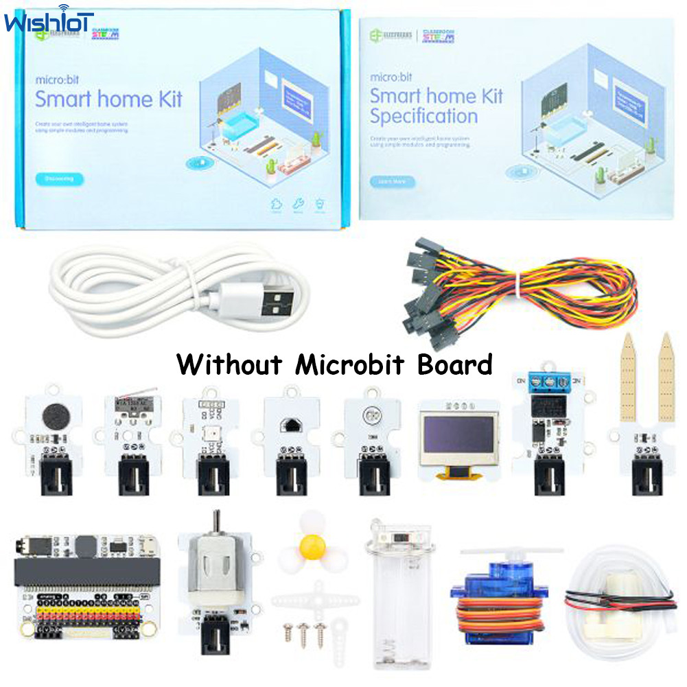 Jual Micro:bit Smart Home Kit Sensor:bit for Electronics Coding Project ...