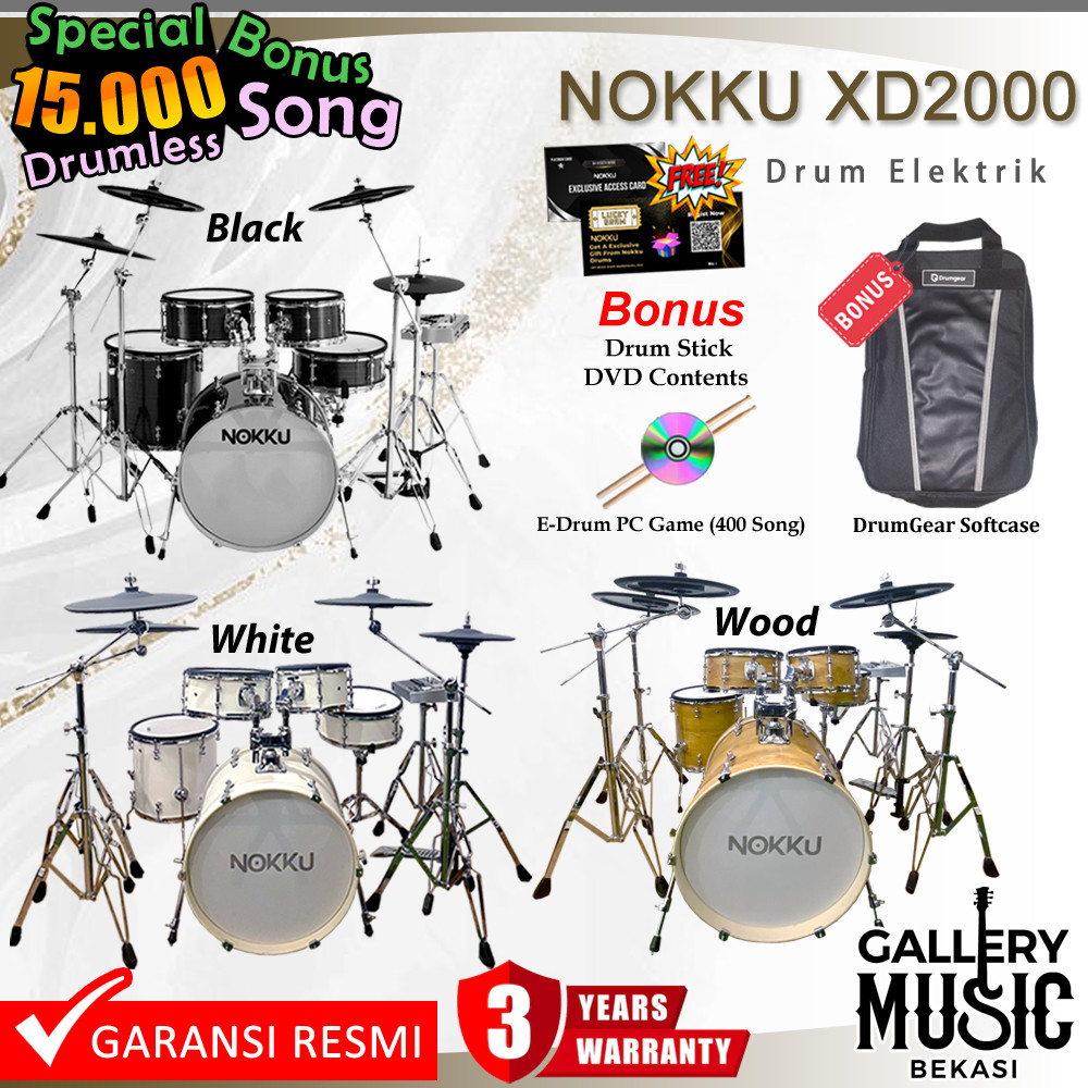 Jual NOKKU XD2000 Drum Elektrik / XD-2000 / XD 2000/ X D2000 Electric ...