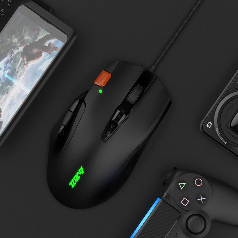 Jual Ajazz Mmo Mouse With Side Buttons Optical Wired Gaming Mouse Up To ...