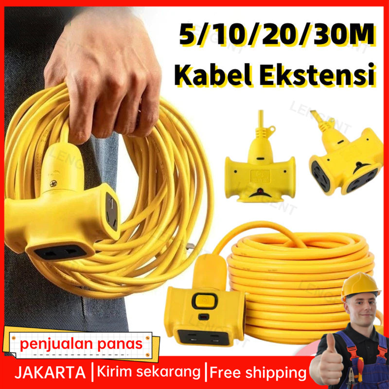 Jual 30m mtr Kabel Ekstensi 1.5 mm Cable Extension Sambungan Kabel ...