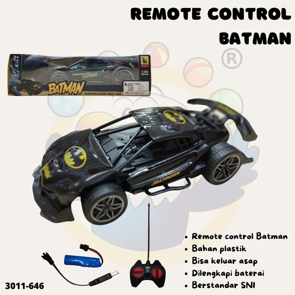 Jual REMOTE CONTROL BATMAN XH06B/MAINAN ANAK REMOTE CONTROL | Shopee ...