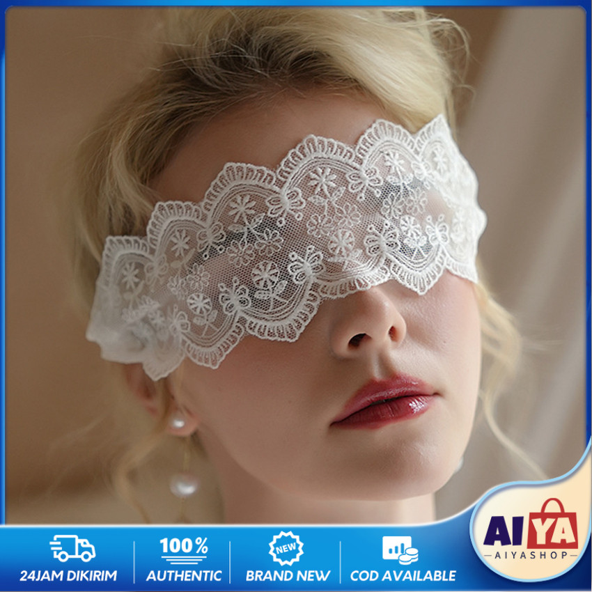 Jual Lace Eye Mask / Blindfold Penutup Mata / Topeng Muka Eye Mask ...