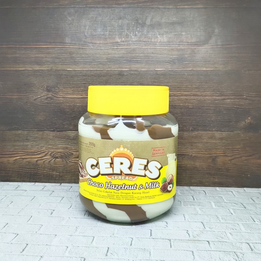 Jual CERES CHOCO HAZELNUT MILK SPREAD 350 G | Shopee Indonesia