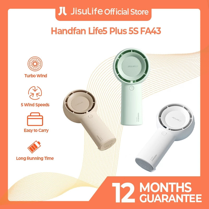 Jual JISULIFE Hand Fan Life5 Plus FA43 Kipas Angin Portable 5 Speed ...