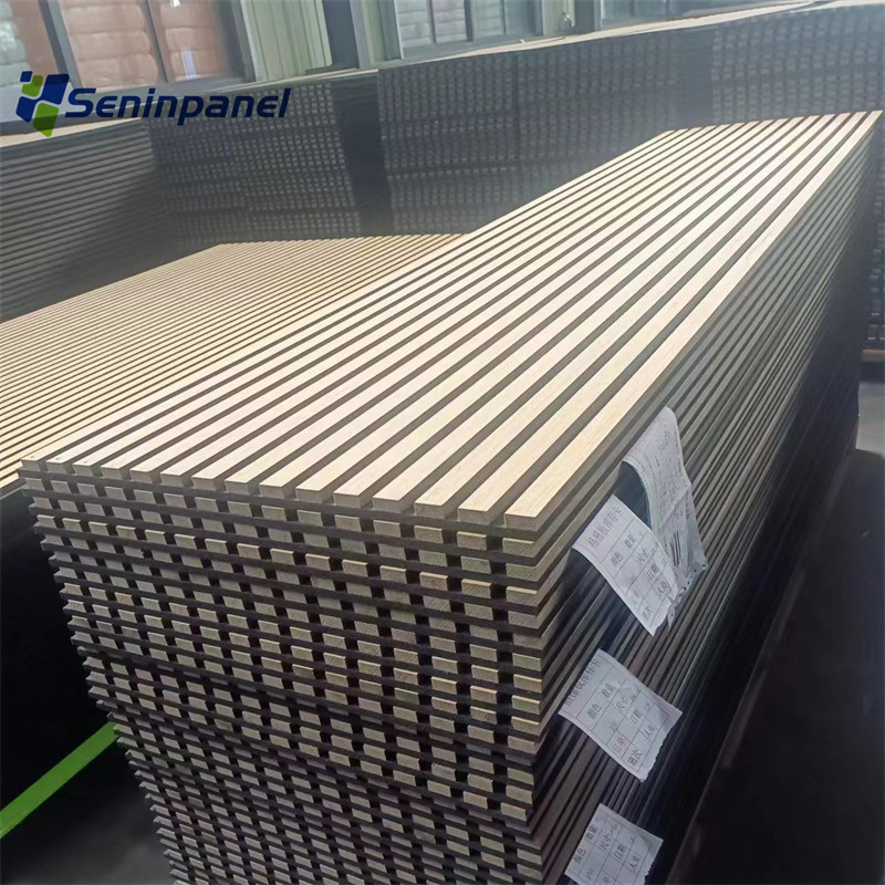 Jual Seninpanel Acoustic wooden wall panels soundproof wood slat ...