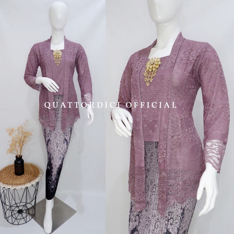 Jual Kebaya Kutu Baru / Kebaya Tunik / Tunik Brokat / Kebaya Modern / Kebaya tile / Kebaya ...