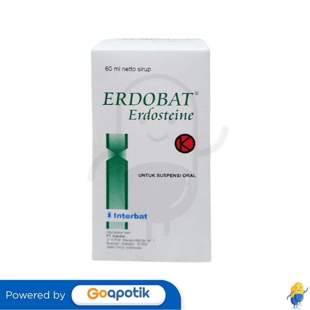 Jual Erdobat 175 Mg/5 Ml Syrup 60 Ml | Shopee Indonesia