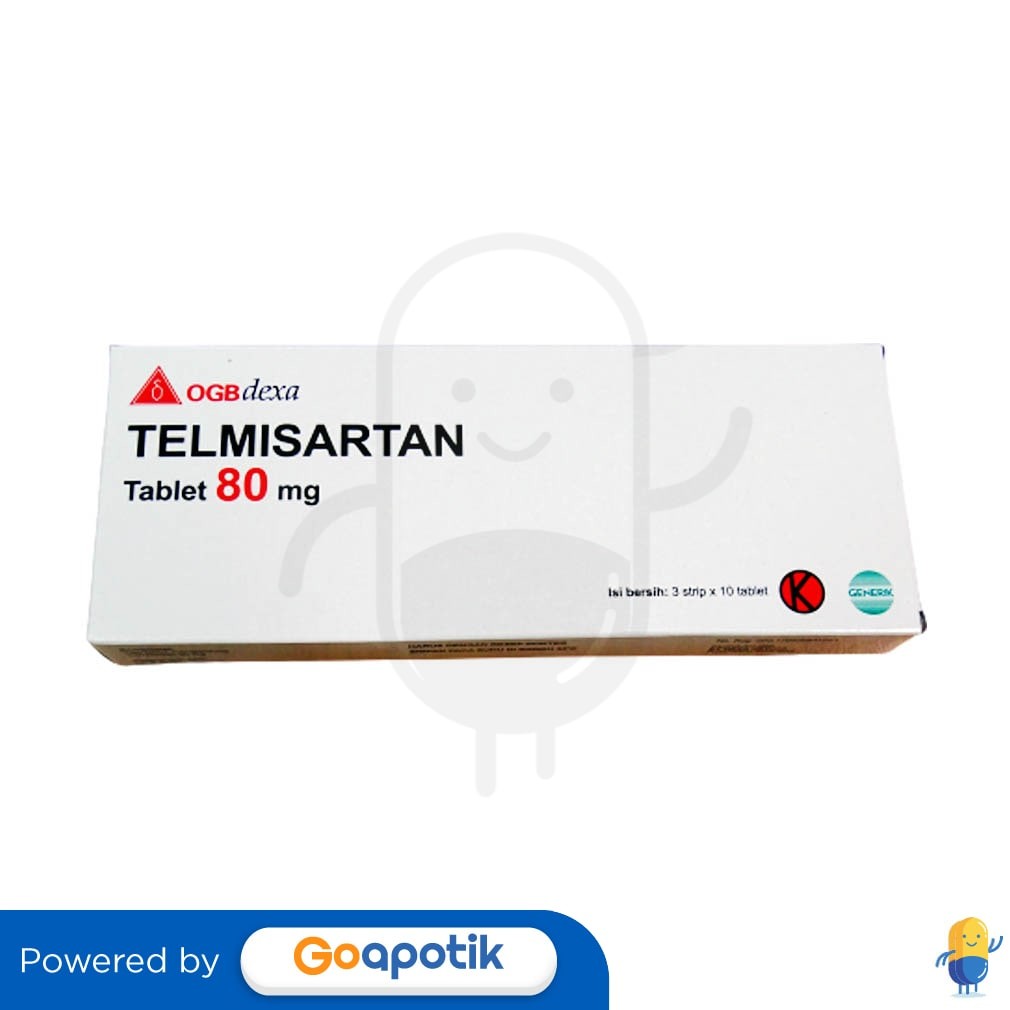 Jual Telmisartan Ogb Dexa Medica 80 Mg Box 30 Tablet / Hipertensi ...