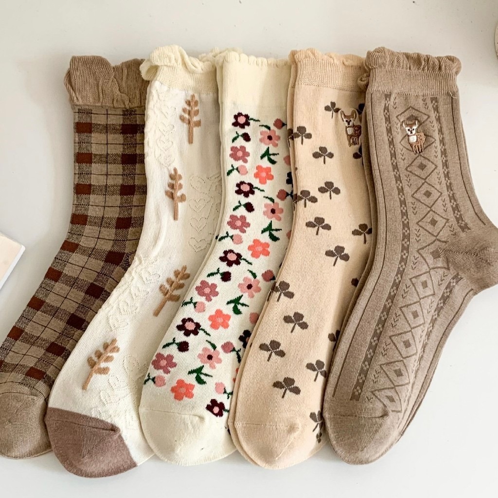 Jual Fuku - Cute Forest Japanese Sock / Kaos Kaki korea lucu premium ...