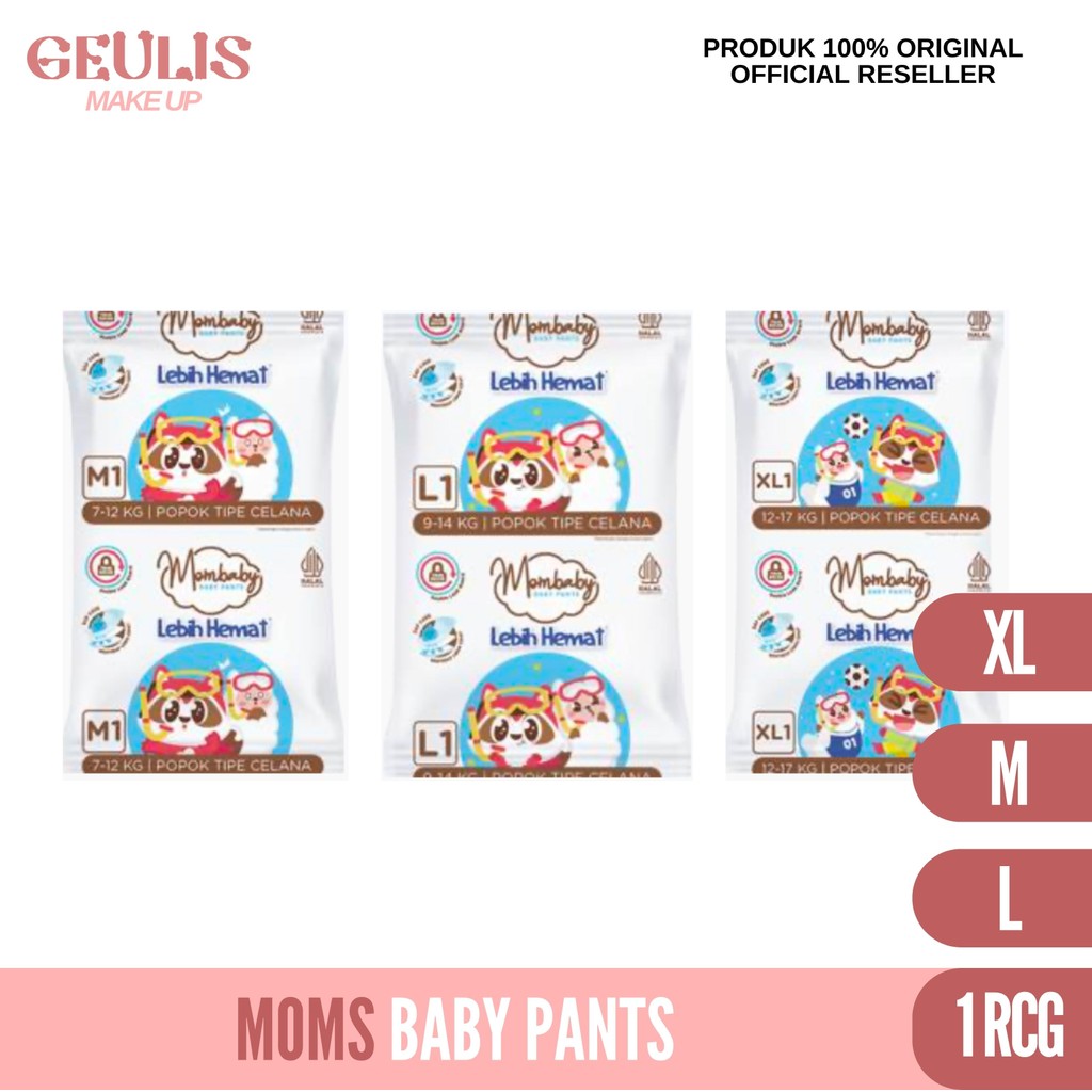 Jual Mom Baby Pants / Popok Bayi / Baby Pants / Renceng / 1RCG/6PCS ...