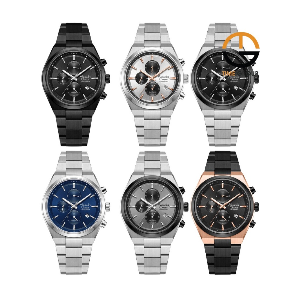 Jual JAM TANGAN PRIA ALEXANDRE CHRISTIE AC8697 AC 8697 MCB ANALOG ...