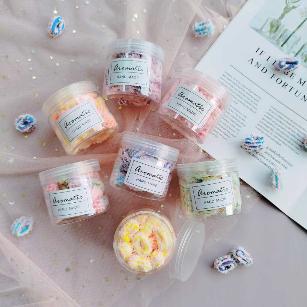 Jual Cod Ikat Rambut Anak mini Box / Kuncir warna warni / Aksesoris ...