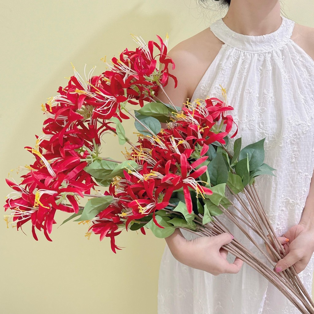 Jual Bunga Spider Lily Bunga Hias Premium Tangkai 80cm 2 Cabang ...