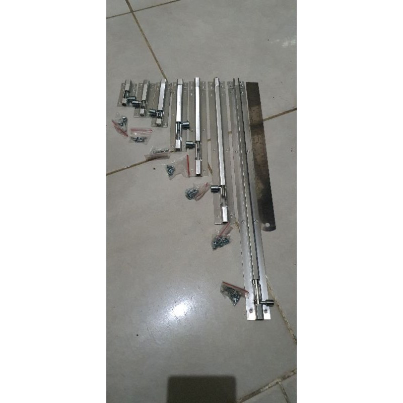 Jual KUNCI SLOT GRENDEL PINTU JENDELA ALUMUNIUM SEMUA UKURAN | Shopee ...