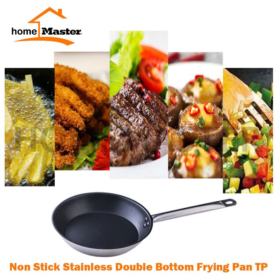 Jual HomeMaster Non-Stick/Anti Lengket/Teflon Stainless Steel/Besi Baja ...