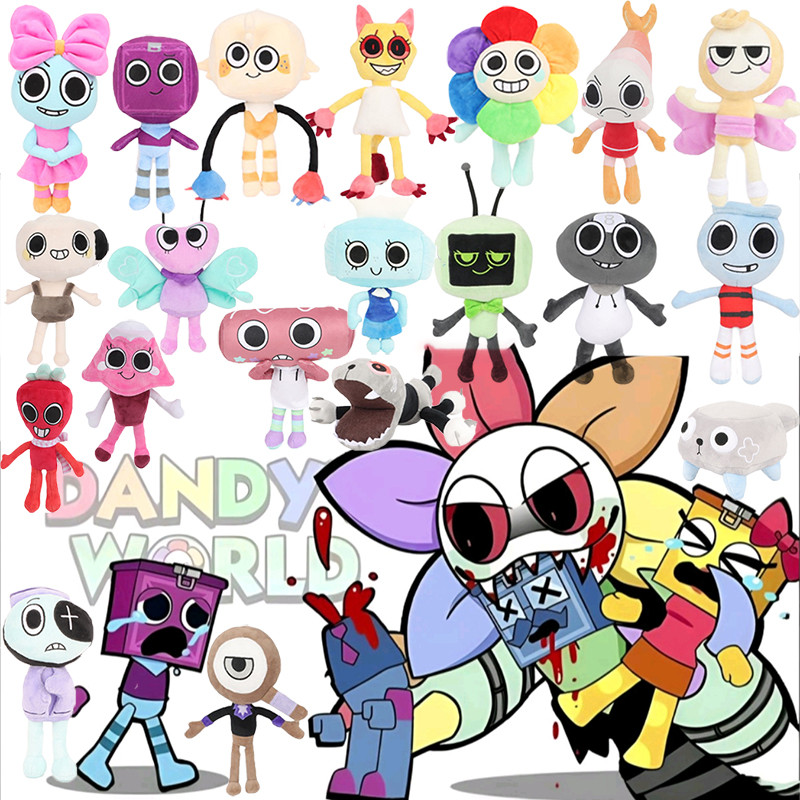 Jual Dandy's World Plush Toys Cute Dandy World Scrap Stuffed Doll ...