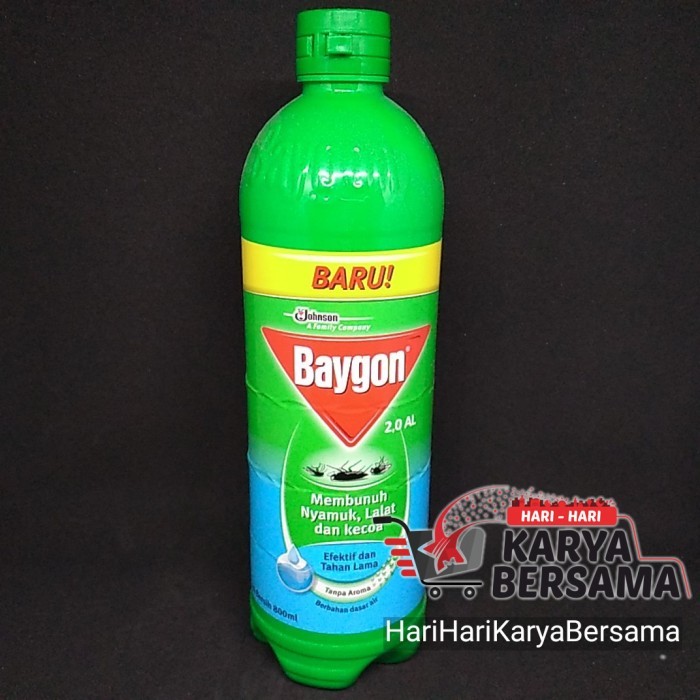 Jual ANTI NYAMUK INSEKTISIDA BAYGON TANPA AROMA BOTOL 800ML | Shopee ...