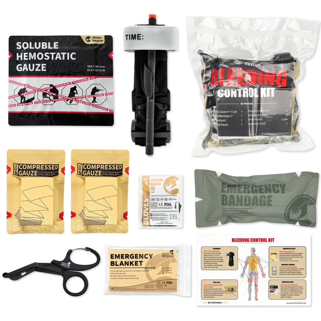 Jual Rescue Trauma Kit,Combat Survival Gear Medical Kit,Tactical for ...