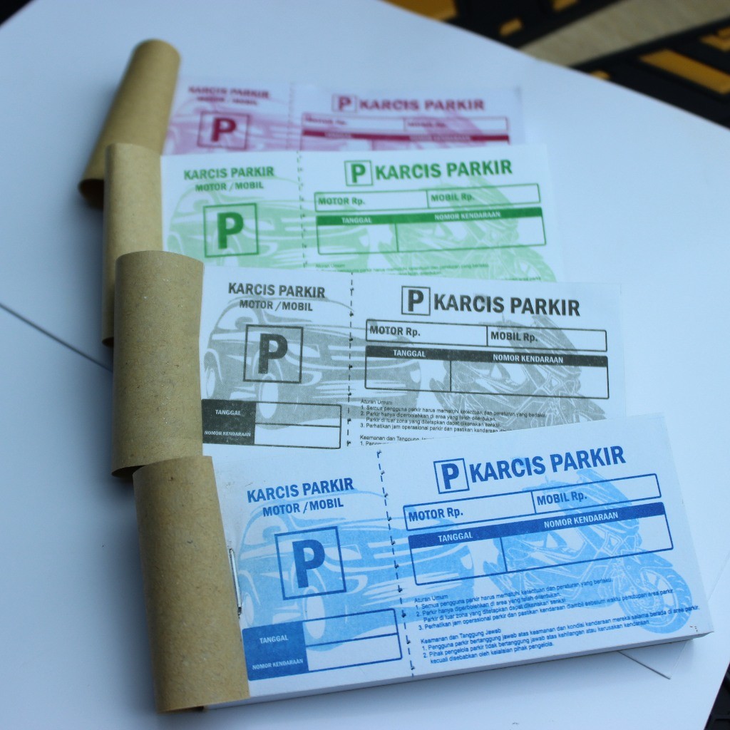Jual Karcis parkir murah terjangkau universal satuan #karcis #nota # ...