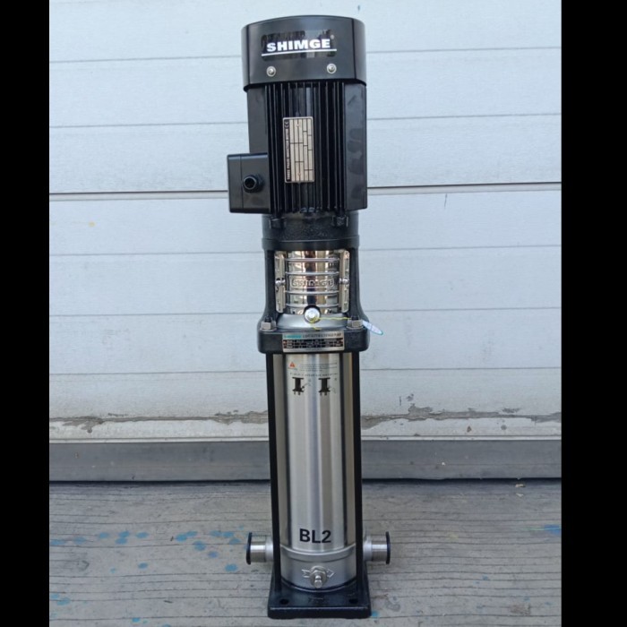 Jual Pompa SHIMGE BL 2-18, 3 phase (Vertical Multi-Stage Centrifugal ...