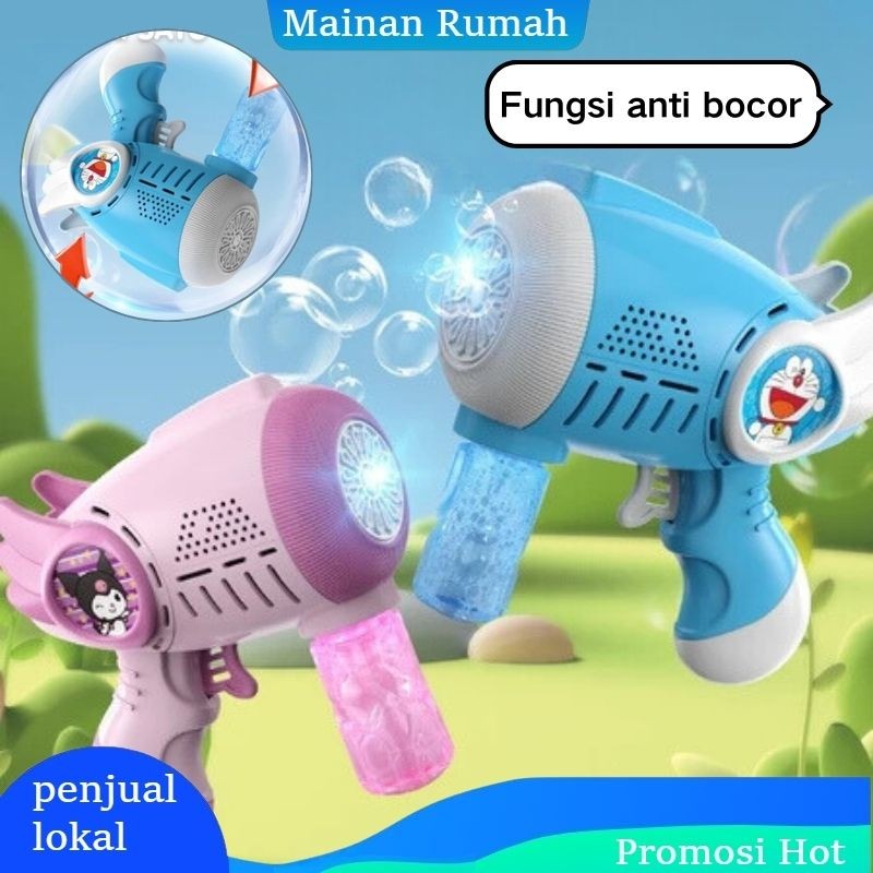 Jual [Local Delivery] Mainan Bubble Gun Bazoka 20 Hole Rocket Launcher ...