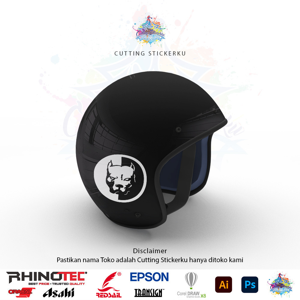 Jual Cetak Kilat - Cutting Stiker Pitbull Stamp Variasi Bodi Motor Kaca ...