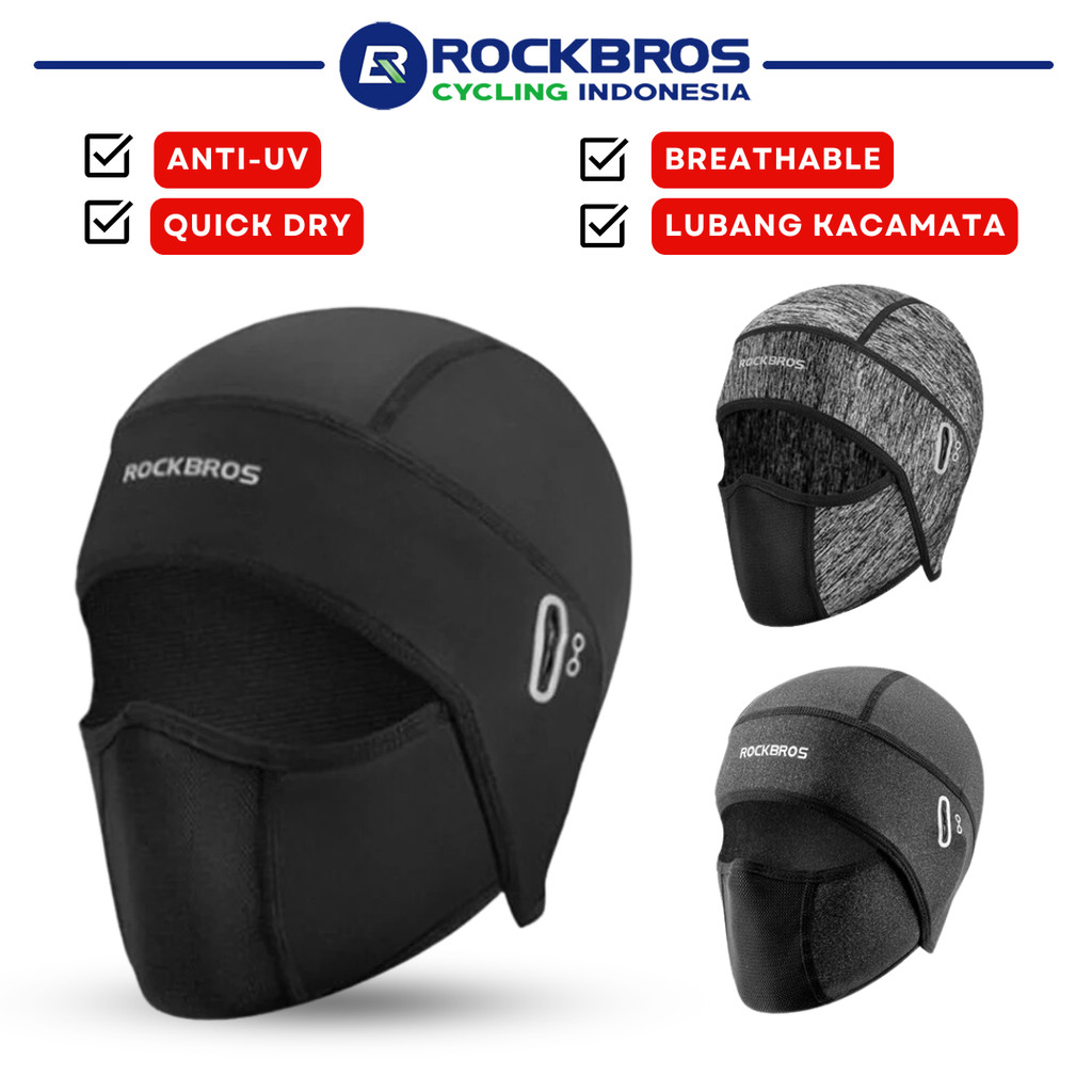 Jual ROCKBROS LF8464 Masker Balaclava Slayer Motor Sepeda Anti UV ...