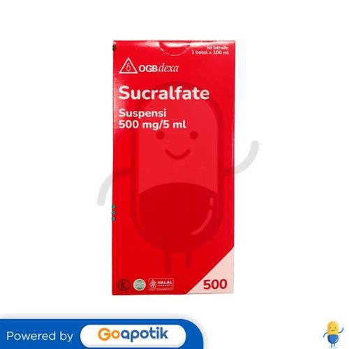 Jual Sucralfate Ogb Dexa Medica 500 Mg/5 Ml Suspensi 100 Ml / Obat Maag ...