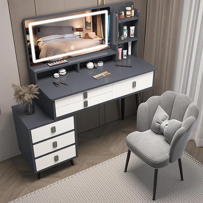 Jual Desk Simple Vanity Table Classic Vintage Storage Drawer Vanity ...