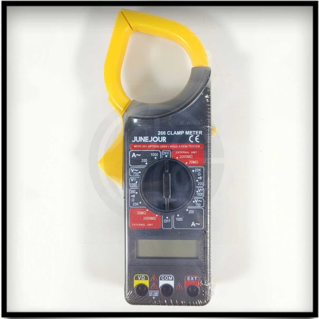 Jual [GE] JUNEJOUR Digital Clamp Multimeter Tang Ampere - DT266 ...