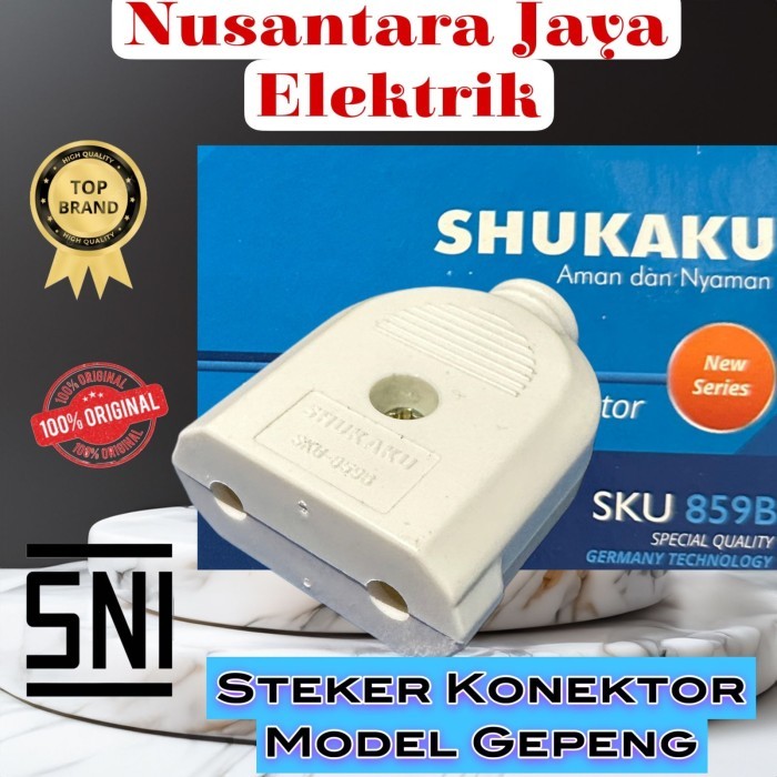 Jual SHUKAKU sambungan steker female sambungan kabel kontra steker gap ...