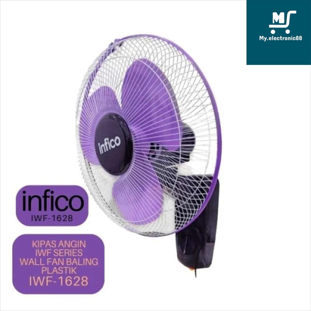 Jual WALL FAN INFICO 16`` PLASTIK UNGU(IWF-1628) | Shopee Indonesia