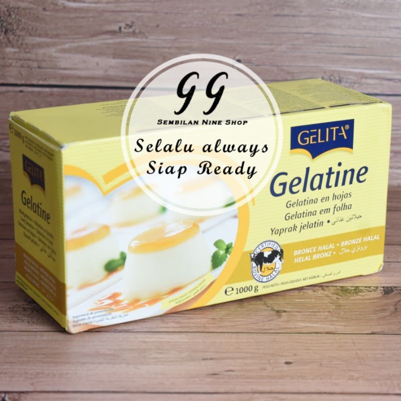 Jual GELATINE SHEET HALAL 5 Lembar Gelatin Lembaran Tulang Sapi Bovine ...