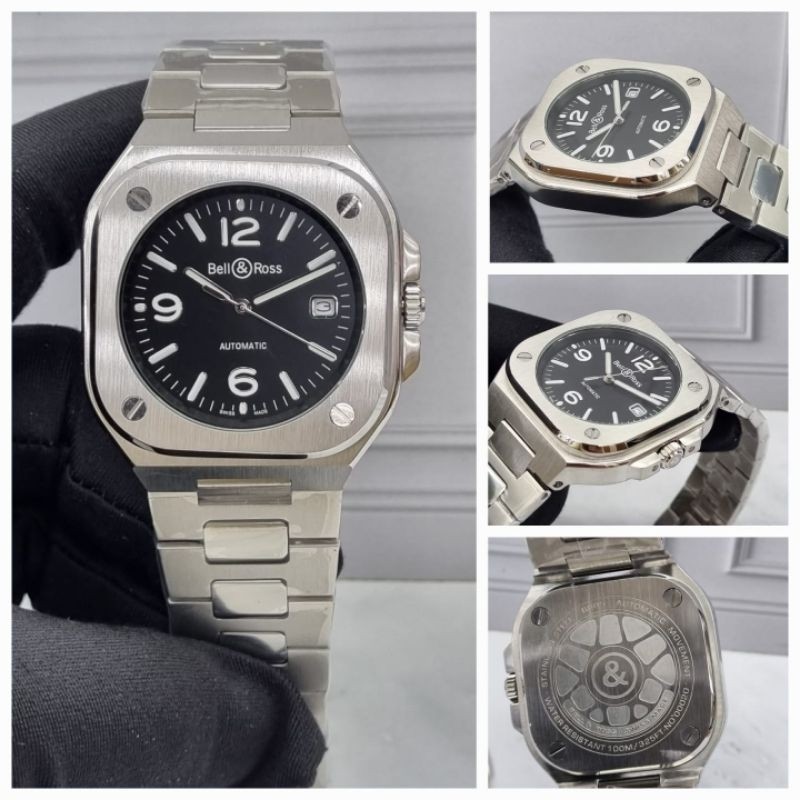 Jual BEL JAM TANGAN B3LL ROESE BR 05 SILVER CHAIN AUTOMATIC DIAMETER ...