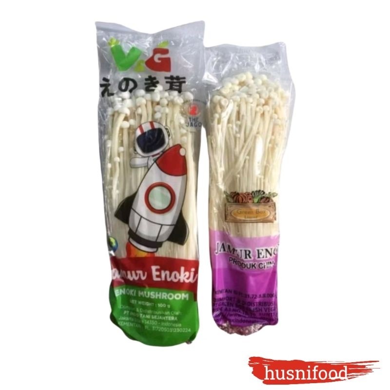Jual Jamur Enoki mushroom per pack 100 gr | Shopee Indonesia
