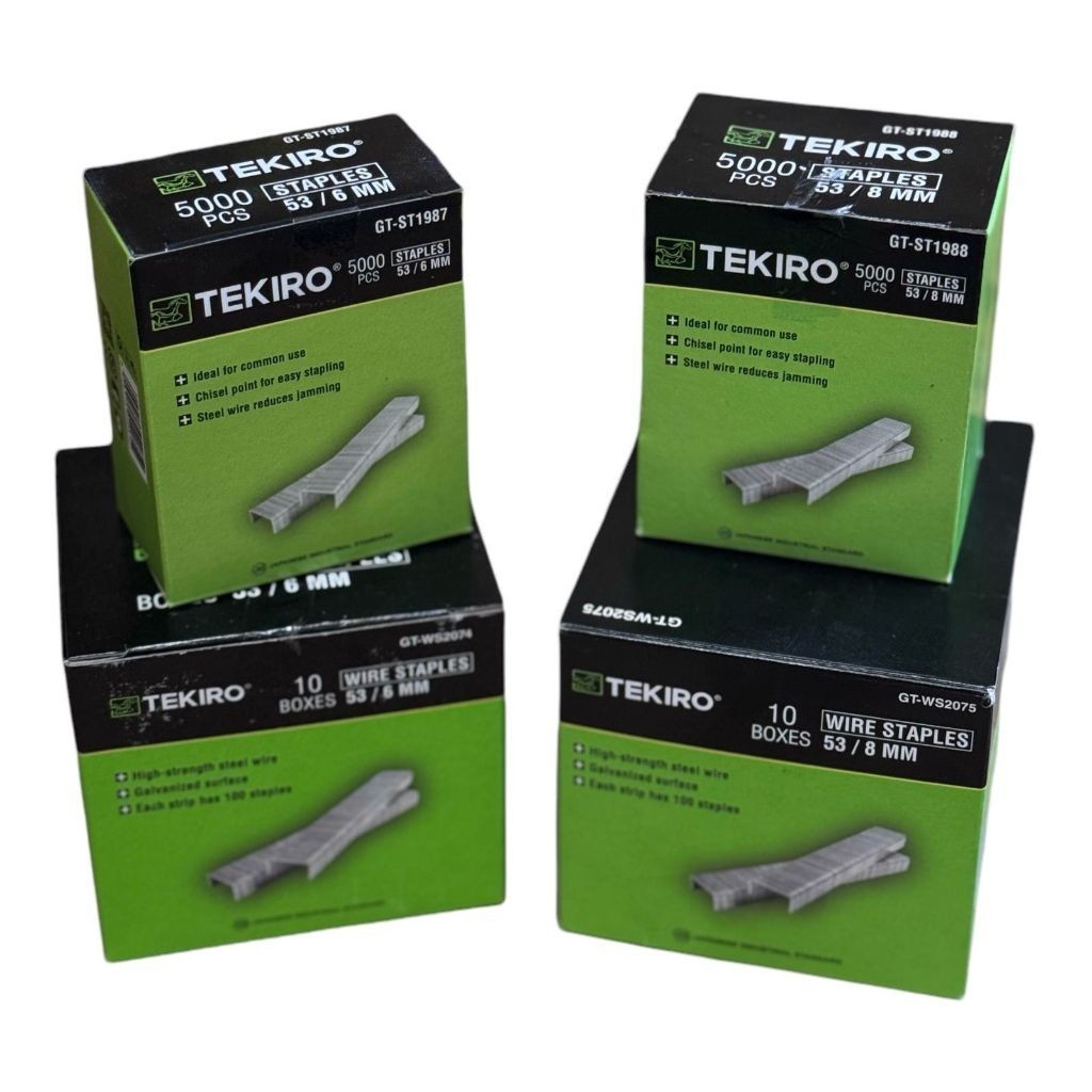 Jual TEKIRO ISI STAPLES TACKER TEMBAK R53 Staples Tacker 3in1 TEKIRO Staples Jok Kulit Tacker 4 ...