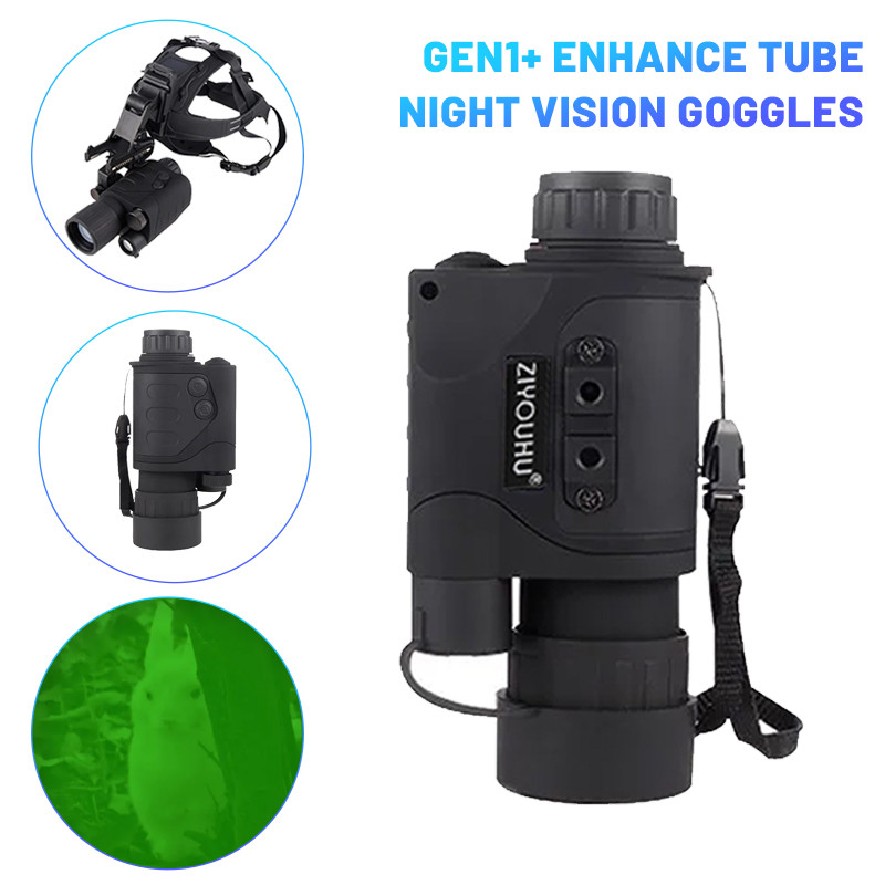 Jual Gen 1 Helmet Night Vision Goggles, for Darkness Hunting, Image ...
