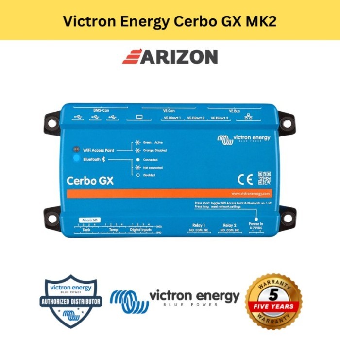Jual Victron Energy Cerbo GX MK2 - BPP900451100 - Pusat Kontrol Sistem ...